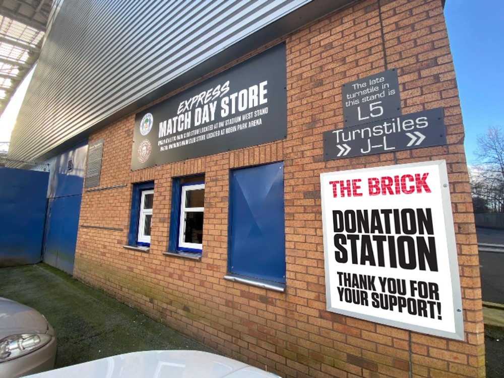 Support The Brick donation drive at Tuesday’s game - Wigan Warriors