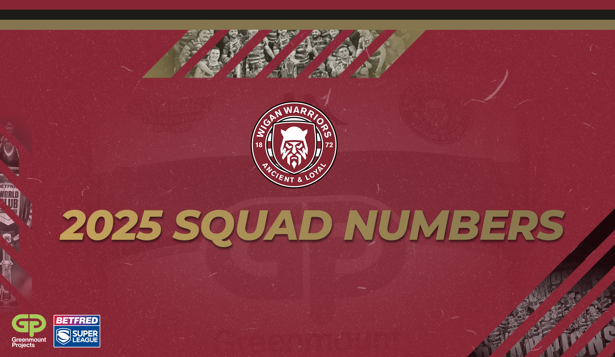 2025 Squad Numbers Announced - Wigan Warriors