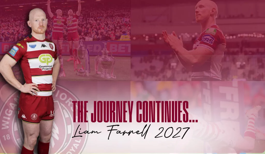 Liam Farrell signs new two-year deal - Wigan Warriors