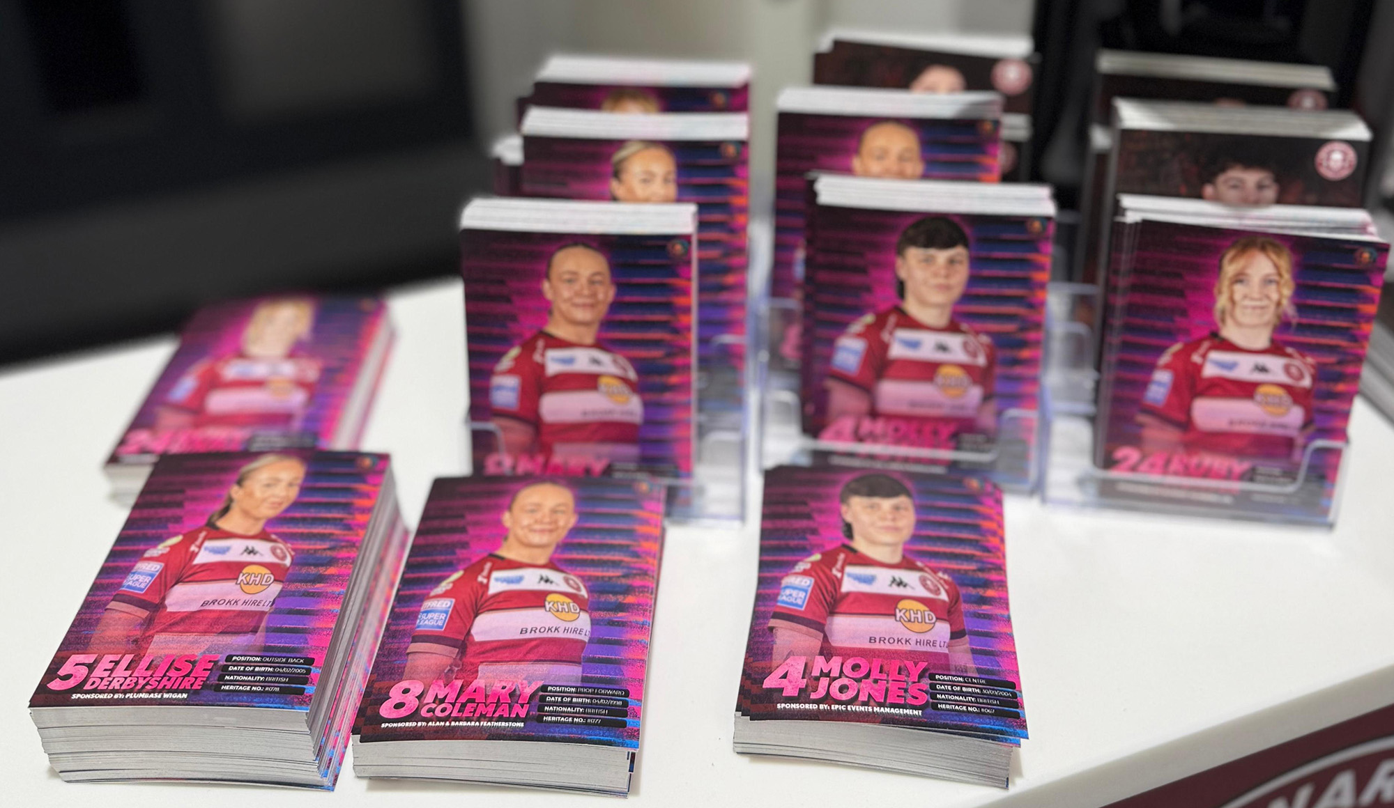 Collect three Women's Player Cards at Derby double-header - Wigan Warriors