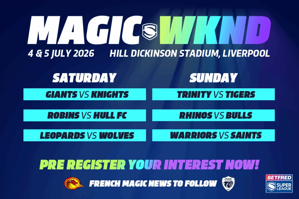 Magic WKND heads to the Hill Dickinson Stadium - Wigan Warriors